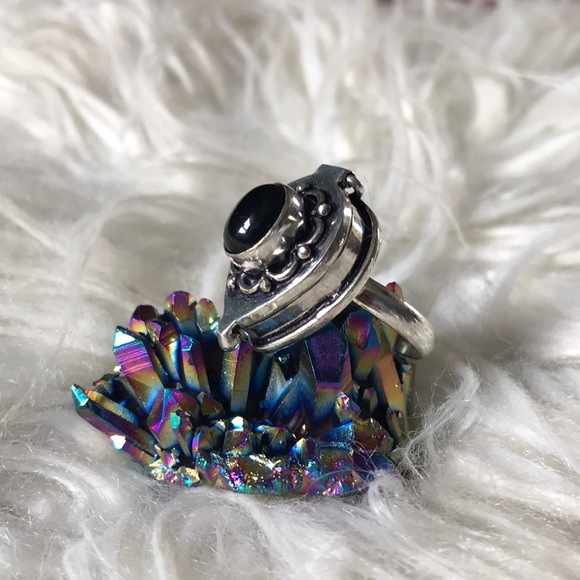 Jewelry | Poison Pill Box Stash Locket Ring | Poshmark